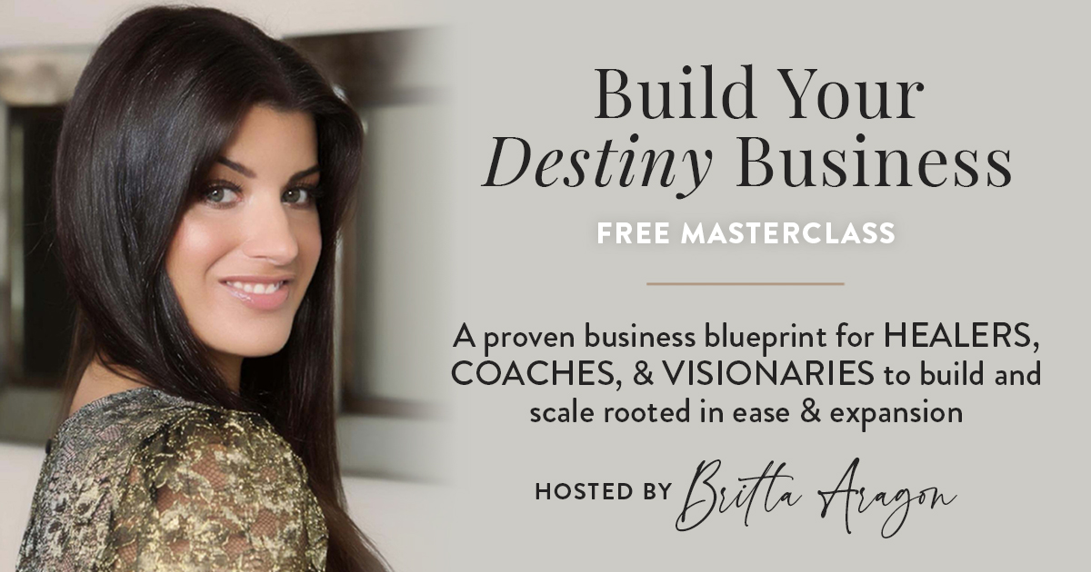 Build Your Destiny Business April 2024 - Britta Aragon